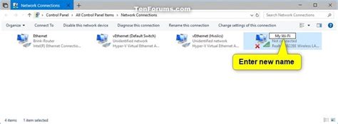 Rename Network Adapter In Windows Tutorials