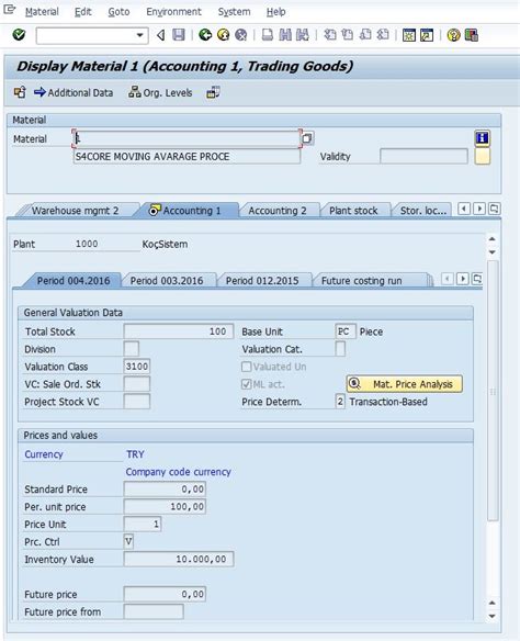 S4hana With S4core Material Ledger Deep Dive After Simplifications Sap Blogs Data Services