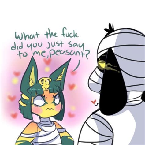 Ankha X Lucky Wiki Shipper Nation Amino
