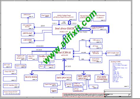 HP Compaq Nx Inventec Huang Shan SI Rev AX Schematic AliFixit