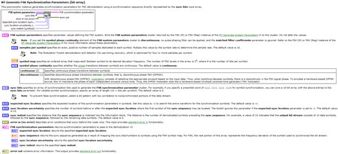 generate sync parameters ni community