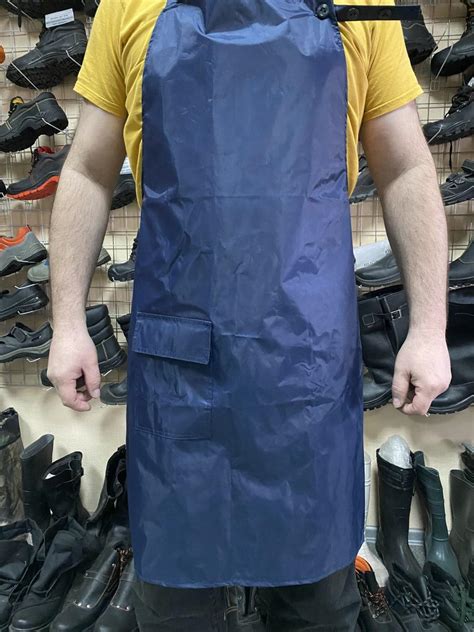 Фартух робочий колір синій тканина ПВХ Id 1651252372 цена 82 ₴ купить на Prom Ua