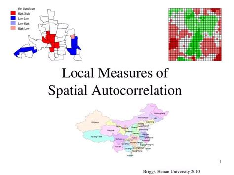 Ppt Local Measures Of Spatial Autocorrelation Powerpoint Presentation