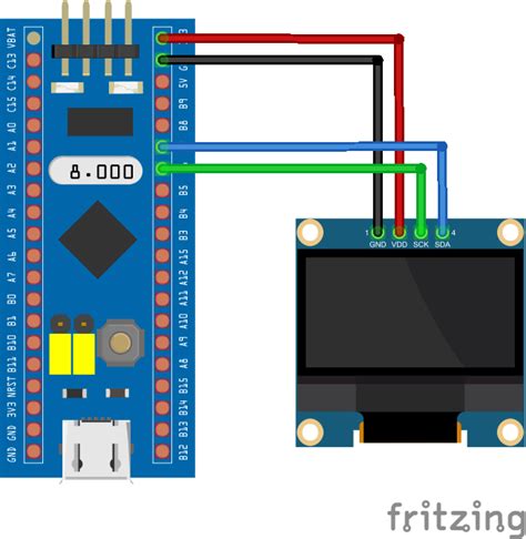 Électronique En Amateur Écran Oled Sh1106 I2c Et Stm32