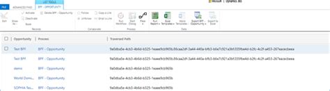 Maintain Business Process Flow Stage History Customizers