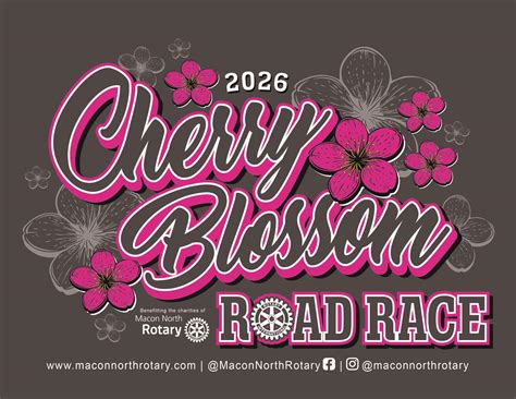 Cherry Blossom Festival 5k Runwalk Macon Tracks Running Club