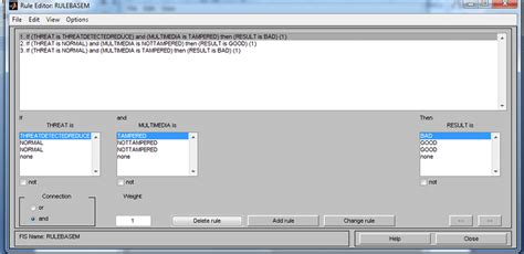 shows designed multimedia fuzzy inference system that will detect and