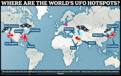 Hotspot Map Released To The New Website Of The Us Governments Ufo