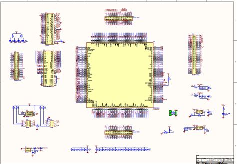 基于fpga ep2c8q208 cyclone2最小系统核心板硬件 原理图 pcb 工程文件 ，ad09设计的硬件工程文件 cyclone