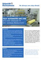 FULLY AUTOMATED SMC LINE SETS NEW STANDARD IN SMC MATERIAL PRODUCTION Schmidt Heinzmann GmbH