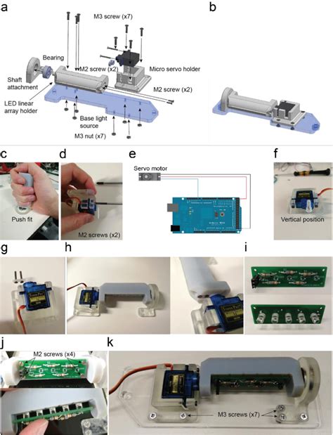 Infrared Led Array Assembly A Exploded View Of The Illumination Download Scientific Diagram