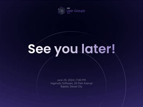 Aws User Group Davao On Linkedin Awsugdavao Awsmeetupdavao Aws Techgroup Techcommunity