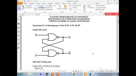 quartus verilog hdl lab1 1 youtube