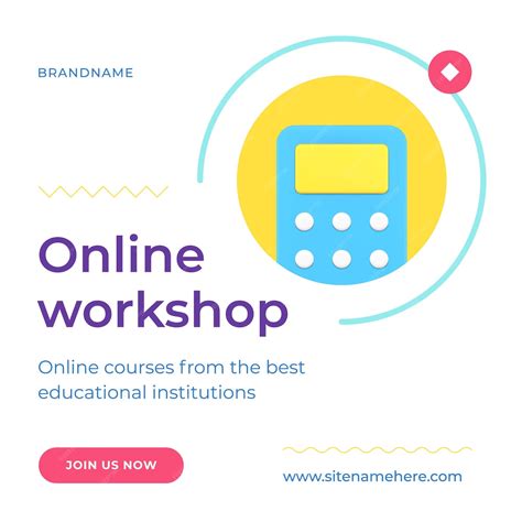 Premium Vector E Learning Online Workshop Digital Education