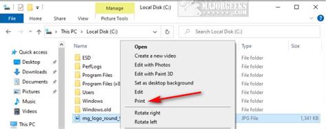 Download Remove The Print Context Menu Majorgeeks