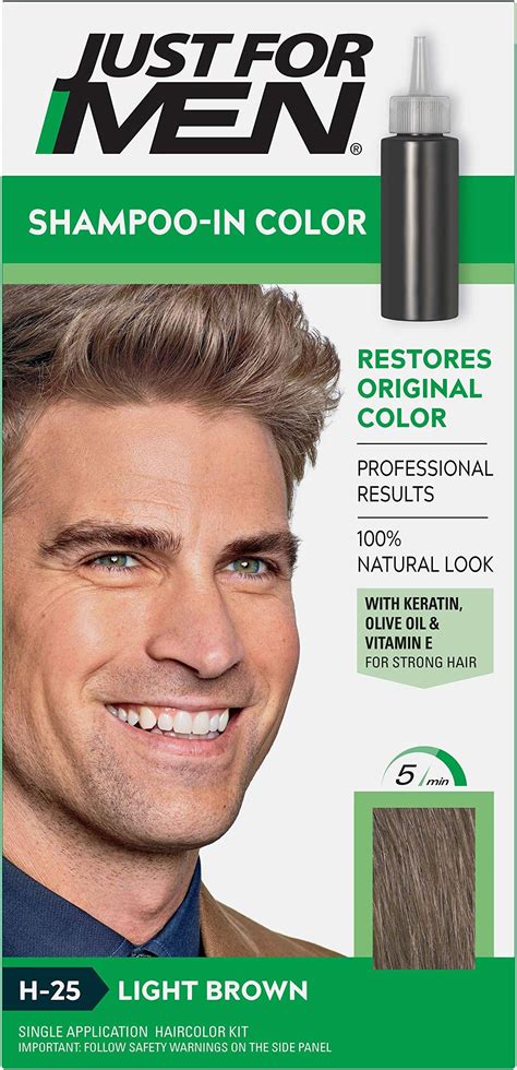 Just For Men Shampoo In Color Formerly Original Formula Mens Hair Color With