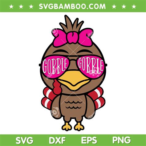 Cute Girl Turkey Svg Png