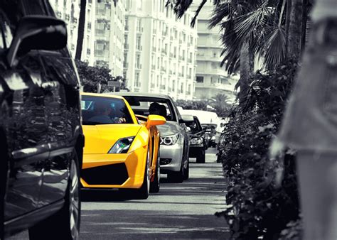 배경 화면 검은 단색화 바다 Bmw 노랑 연안 람보르기니 니콘 프랑스 스포츠카 Ferrari 파가니 운전 Voiture 날카로운 이탈리아 사람