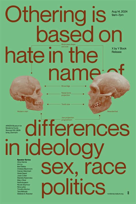 Non Binary Nature Book Launch Posters Fonts In Use