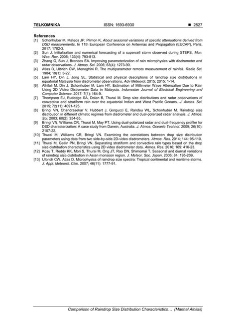 Comparison Of Raindrop Size Distribution Characteristics Across The Southeast Asia Region Pdf