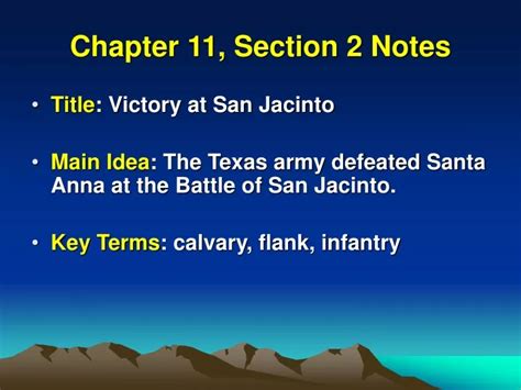 Ppt Triumph At San Jacinto A Historic Battle For Texan Independence Powerpoint Presentation