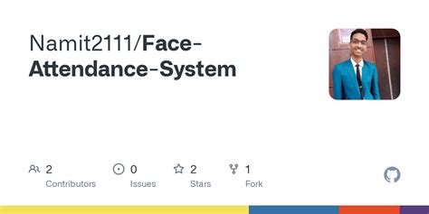 Github Namit2111face Attendance System