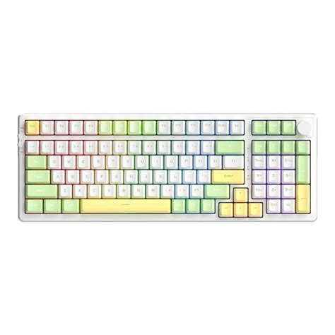 Promo Mechanical Keyboard 4000mAh RGB Full Color Backlight Hot Swappable For Gamer Diskon 29 Di