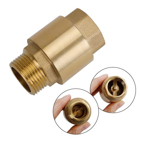 Brass Check Valve G34 M To F Thread Non Return Backflow Prevention