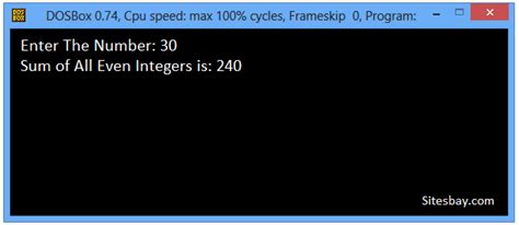 C Program To Find Sum Of Even Integers C Programs