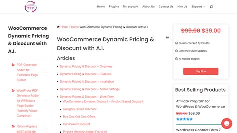 Woocommerce Dynamic Pricing And Discounts With A I Ai Marketplace