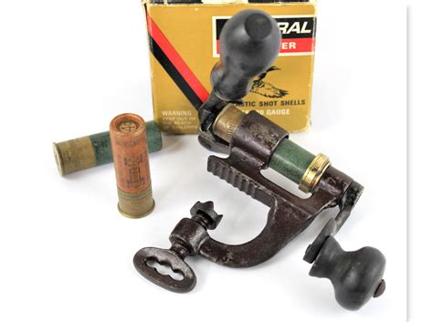 Antique Shotgun Shell Loading Tool Roll Crimper