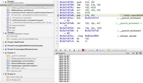 Xcode Managedobjectcontexts With Threads Dispatch Queues Gets Into