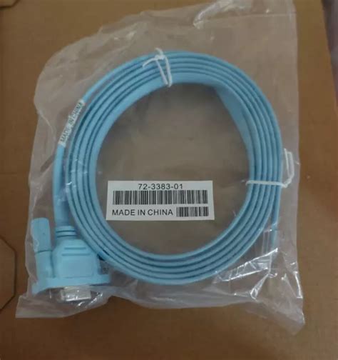 Genuine New Cisco Console Cable Db9 Female To Rj 45 Male 72 3383 01 £4 80 Picclick Uk
