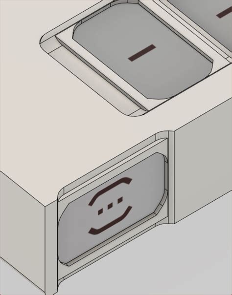 [m] Concept With Lcd Buttons Details