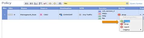 Checkpoint Firewall Policy Rules And Configuration Network Interview