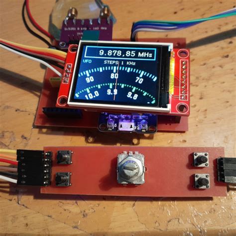 Jual Pcb Arduino Esp32 Bitx Vfo Dds Si5351 Tft Spi 1 8 3 5