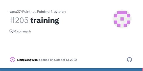 training · issue 205 · yanx27 pointnet pointnet2 pytorch · github