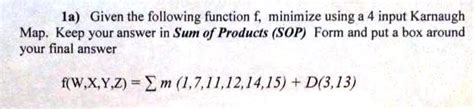 Solved La Given The Following Function F Minimize Using A Chegg
