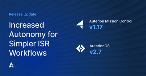 Increased Autonomy For Simpler Isr Workflows Auterion