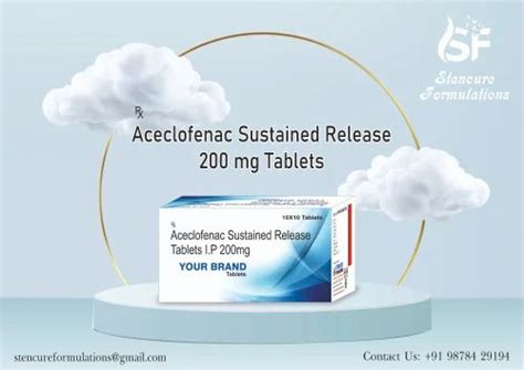 Aceclofenac Sustained Release Tablets At ₹ 55 Box Aceclo Tablet In Panchkula Id 2854980399197