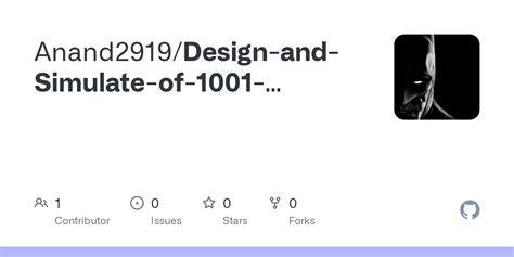 Github Anand2919design And Simulate Of 1001 Sequence Detector Using