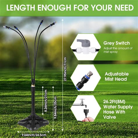 Portable Backyard Misting System Portable Standing Mister With