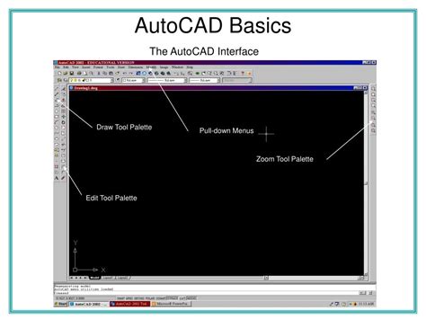 Ppt Autocad Basics Powerpoint Presentation Free Download Id 505916