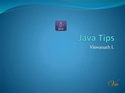 Java Tips Pptx