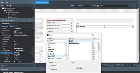 Firemonkey How Can I Change The Font Of A Tlistbox S Items Stack Overflow