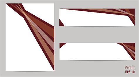 서식 파일 A4 고 두 배너입니다 기하학적 배경 브로셔 책 잡지 포트폴리오 연례 보고서 광고에 대 한 평면 레이아웃 화이트 필드 텍스트에 대 한입니다 Eps10 벡터 디자인