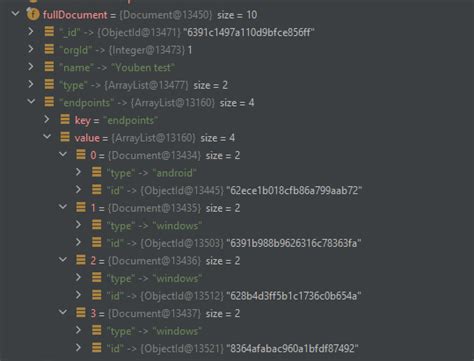 How Do I Get The Value Of Endpoints Out As A List Of Member Objects Instead Of Document Objects
