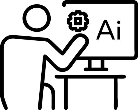 Developer Adjusting Ai Algorithm On Desktop In Office Set A 55482586 Vector Art At Vecteezy