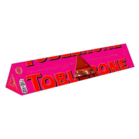Молочный шоколад Toblerone Fruit And Nut Швейцария 100 г купить с доставкой по выгодным ценам