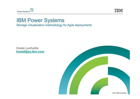 Ibm Power Systems Storage Virtualization Methodology For Agile